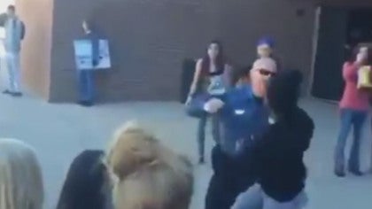Cellphone Video: Colorado police officer hits student - CBS News