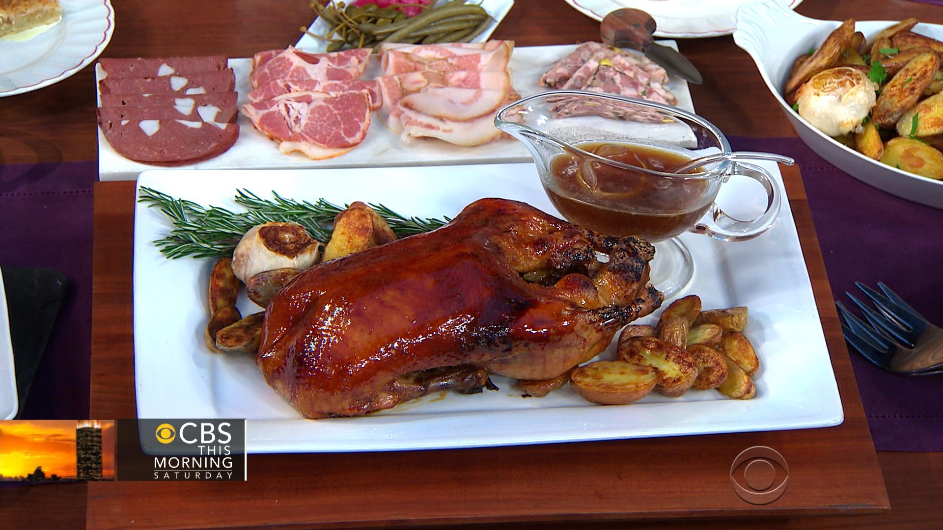 Andrew Zimmerman brings roasted duck to THE Dish - CBS News