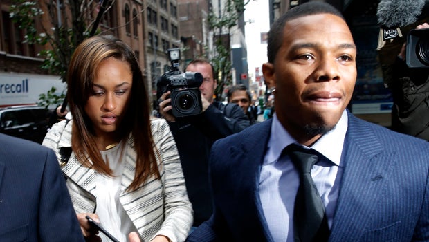 Ray Rice, Janay Palmer seen in new video showing aftermath of punch ...