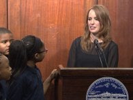 Boston teacher wins $150,000 and donates it to her school - CBS News