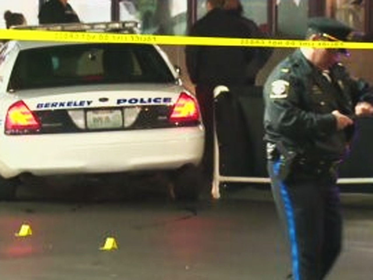 Angry crowd gathers after cop shoots, kills man near Ferguson - CBS News