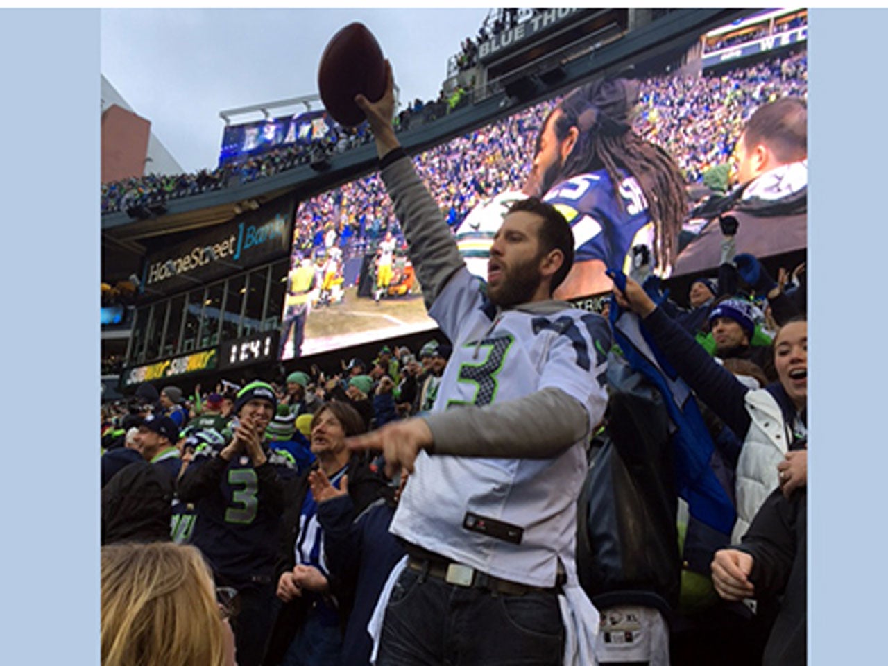 Fan who caught game-winning Seahawks ball talks plans - CBS News