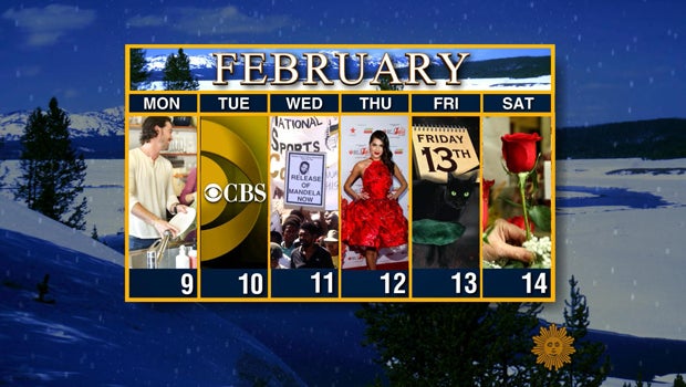 Calendar: Week of February 9 - CBS News