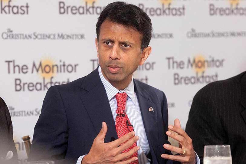 Bobby Jindal makes light of his portrait - CBS News