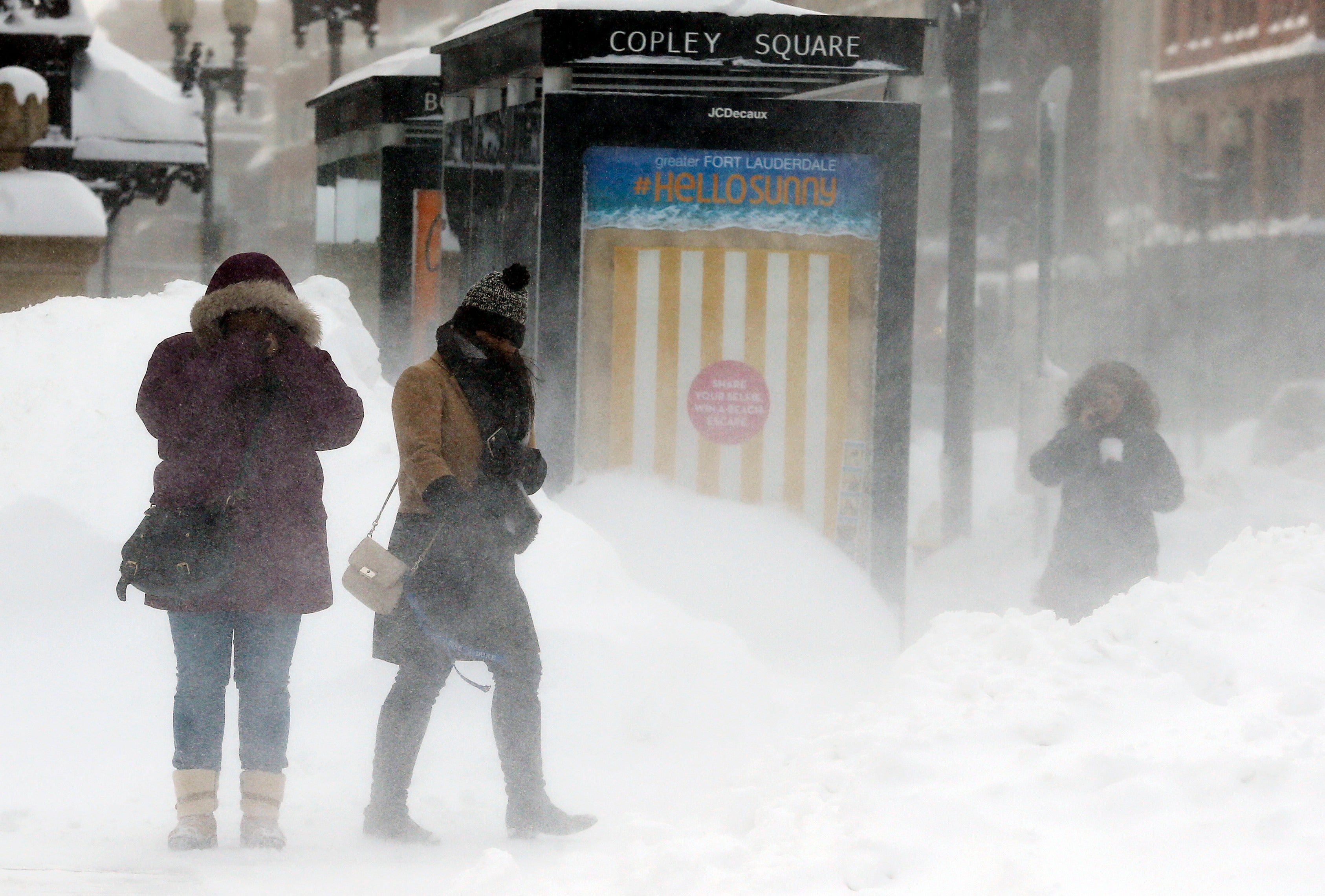 Boston's blizzard conditions, dangerous roads, mounds of snow keep area ...