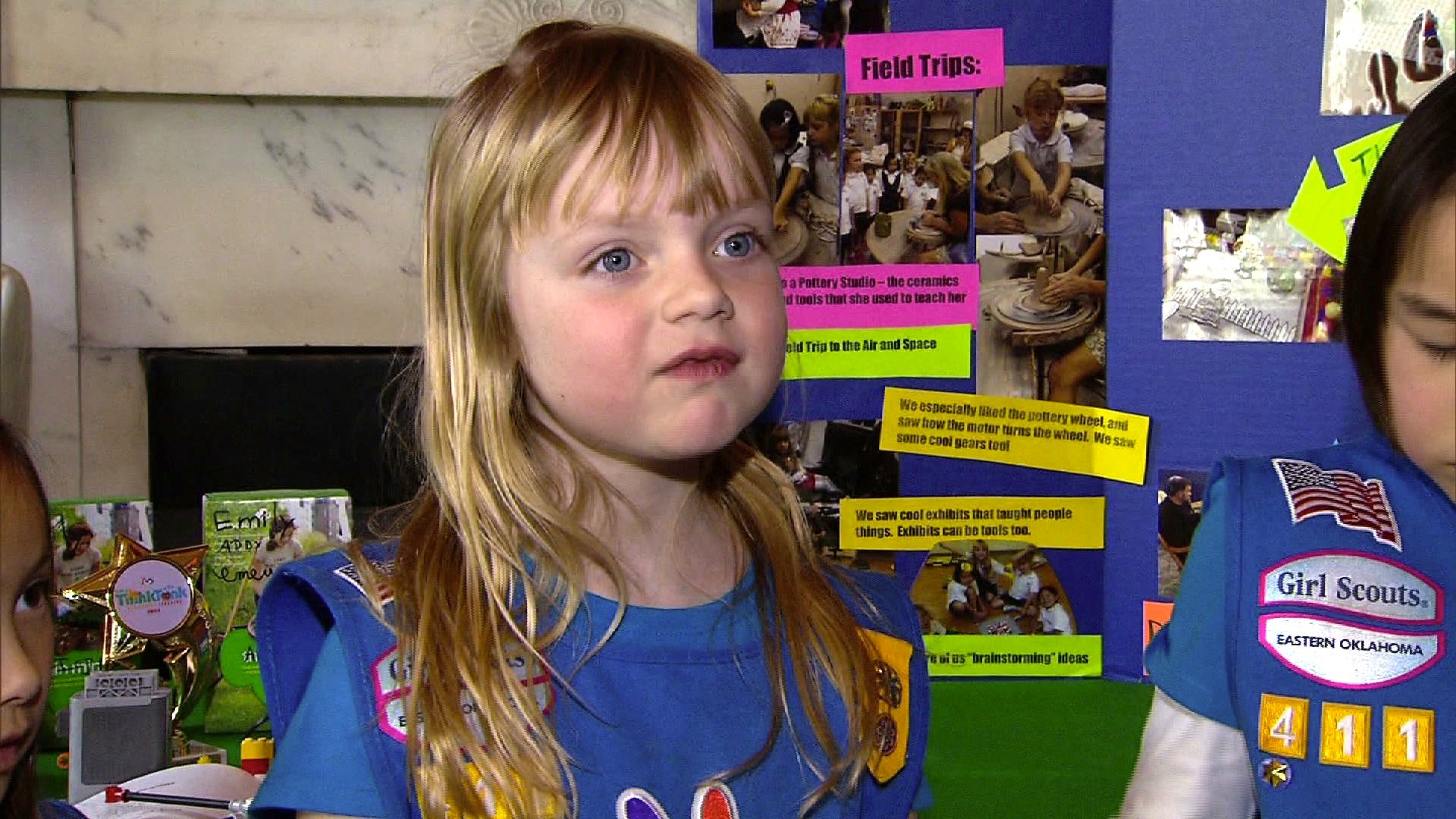 Girl Scout troop is among White House Science Fair participants - CBS News