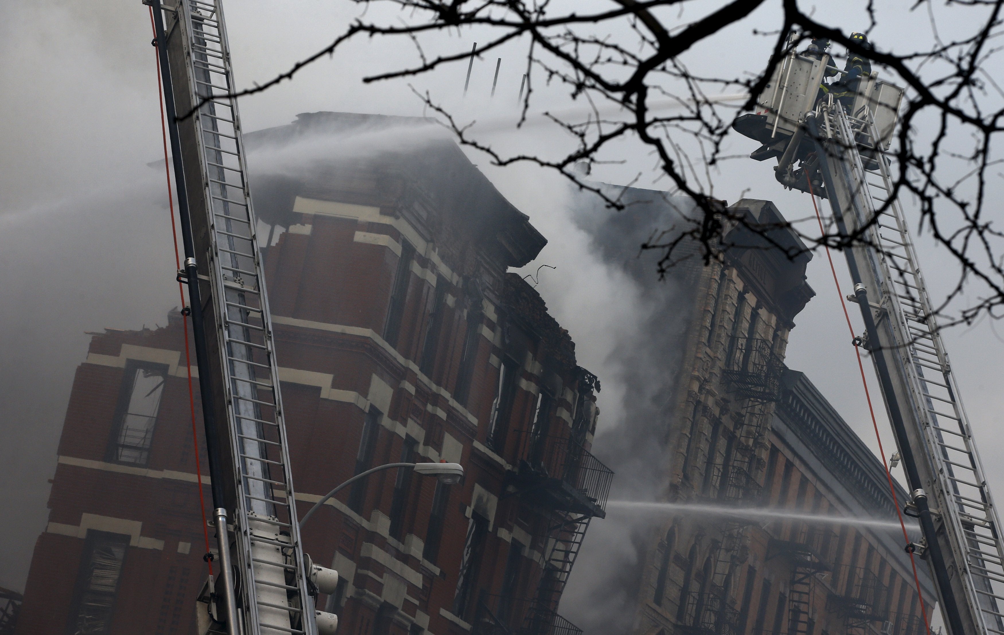 NYC building blast caught in dramatic video - CBS News