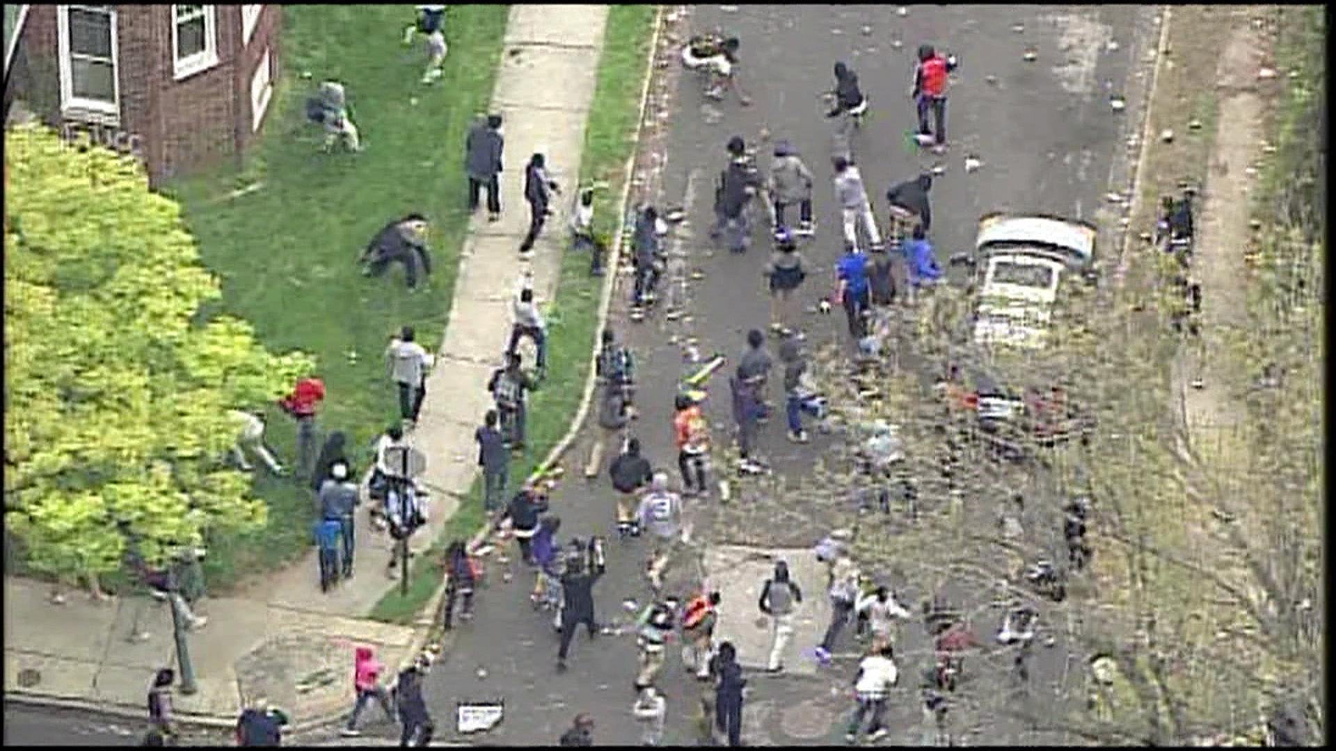 Baltimore riots a response to police bullying, protester says - CBS News