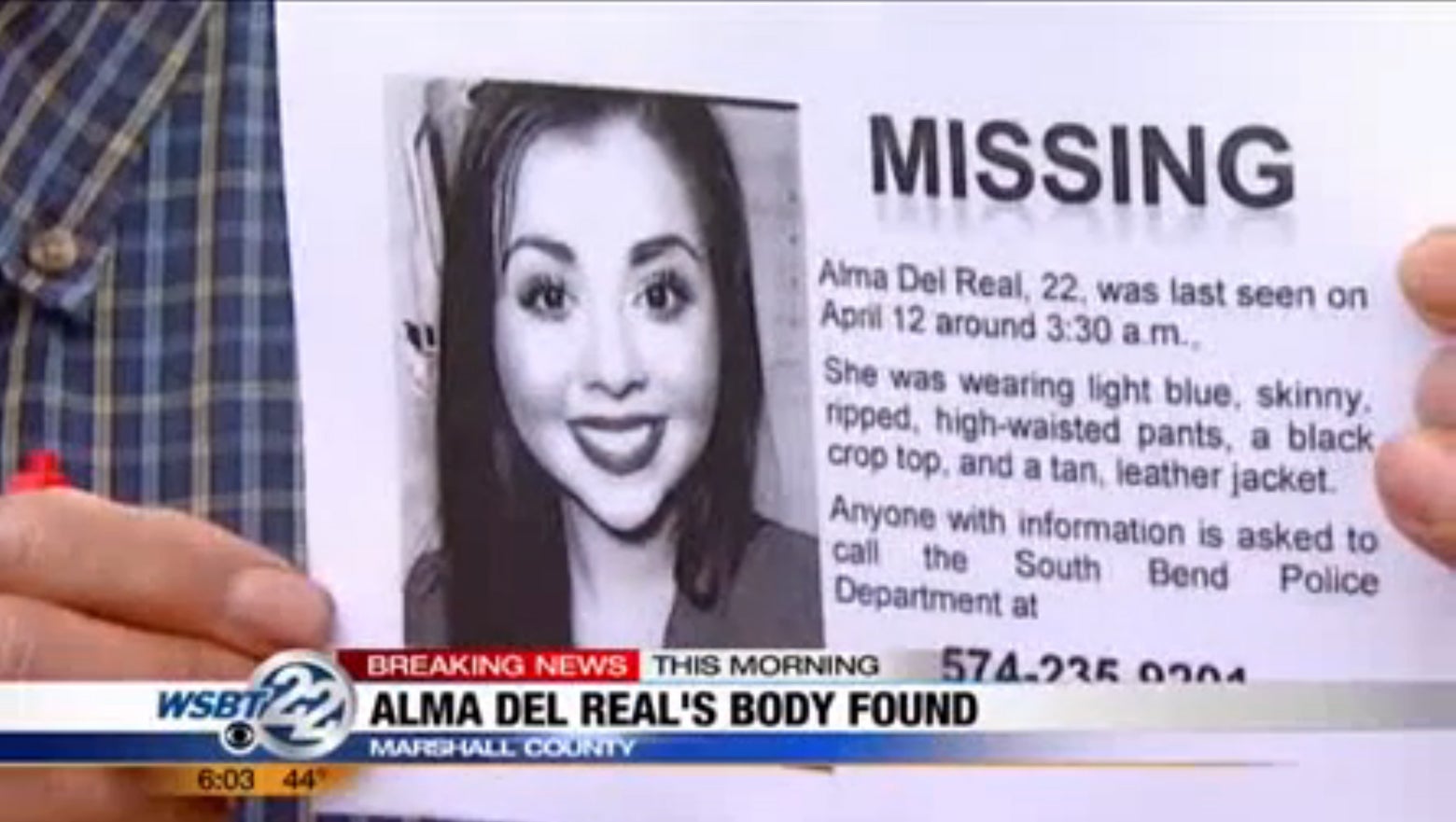 Cops: Body found is likely missing Ind. woman Alma Del Real; arrest ...