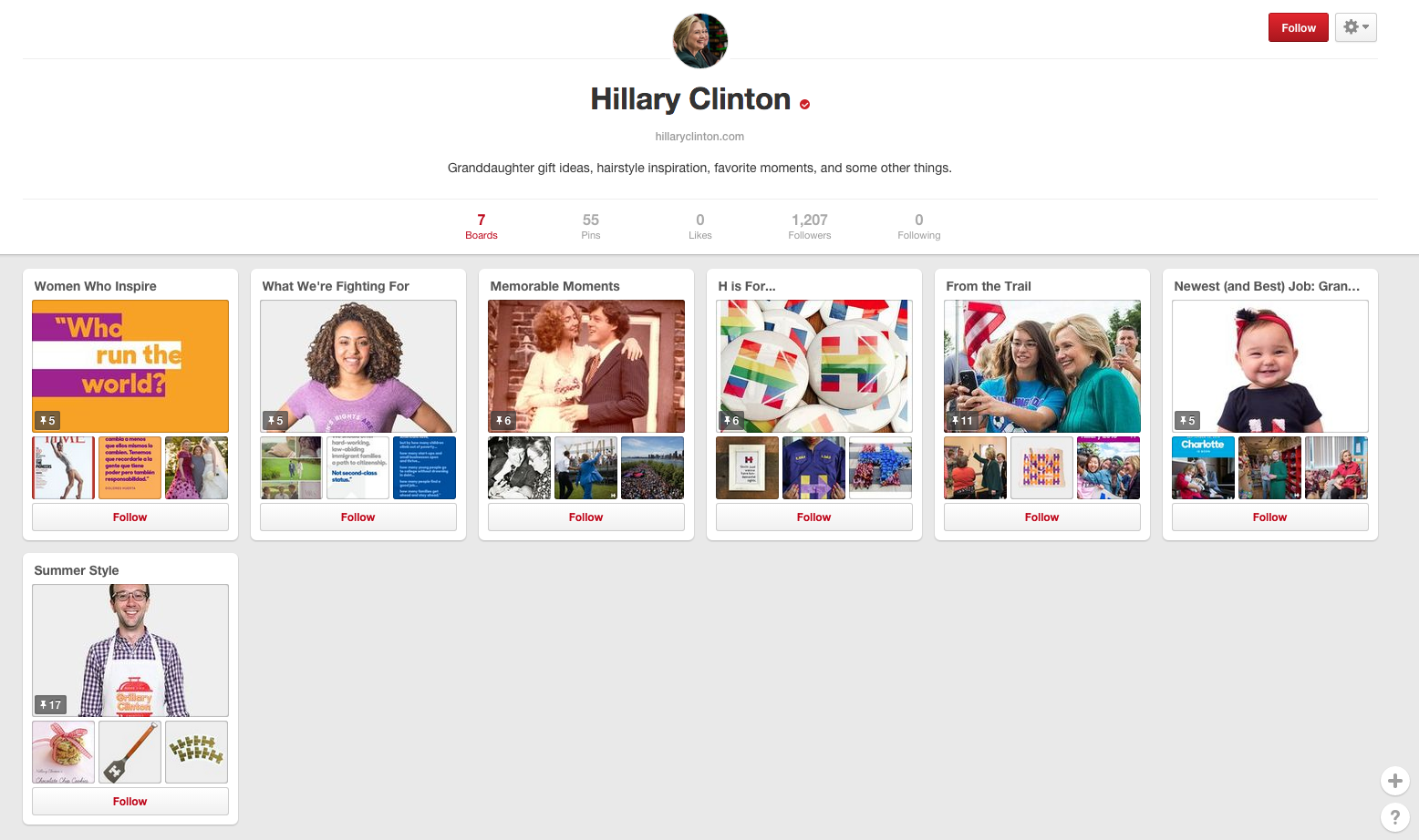 Election 2016: Hillary Clinton joins Pinterest - CBS News