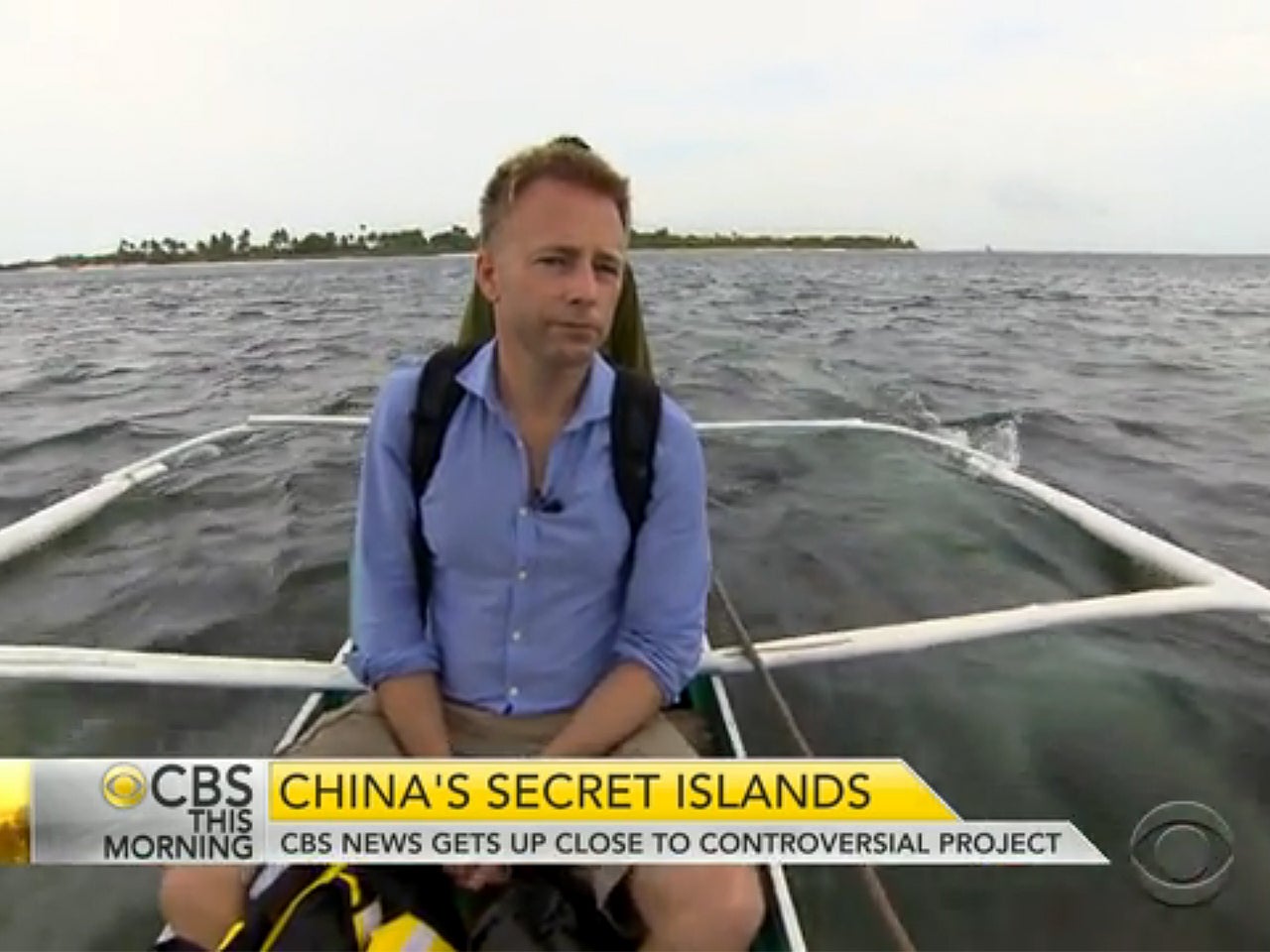 Seth Doane goes to Pag-Asa in South China Sea to witness Chinese ...