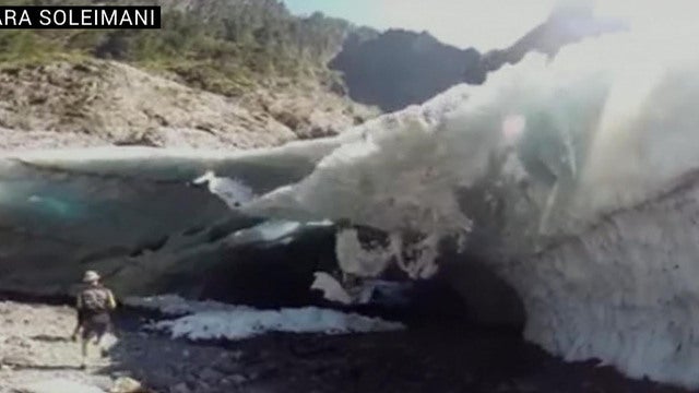 Dangerous conditions in collapsed ice cave hinder recovery effort - CBS ...