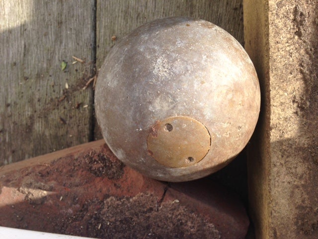Police: Live cannonball found in New Jersey yard - CBS News