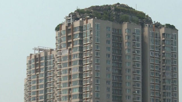 Fake mountain villa in China: How did illegal construction go up on ...