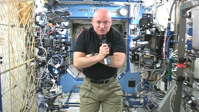 NASA's Scott Kelly breaks record for most days living in space - CBS News