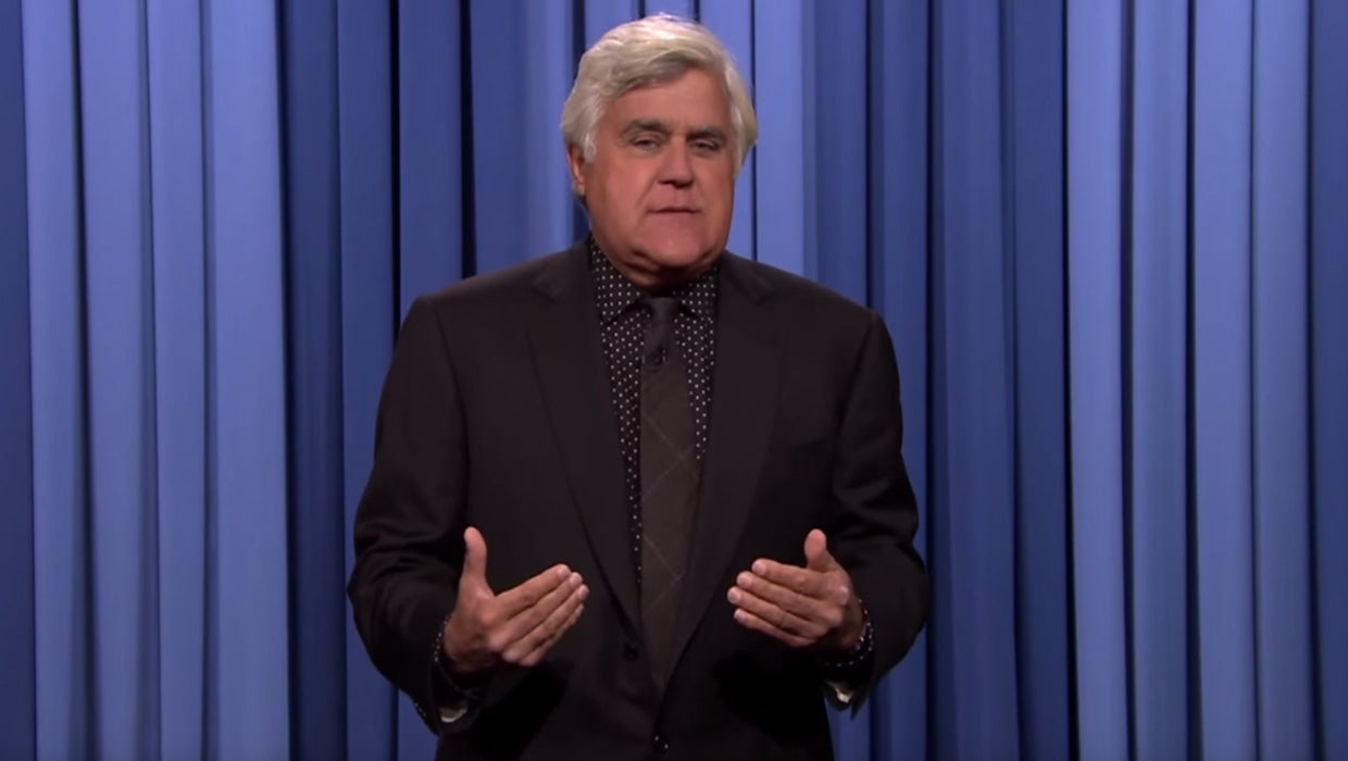 Jay Leno makes surprise appearance on "Tonight Show" for monologue ...
