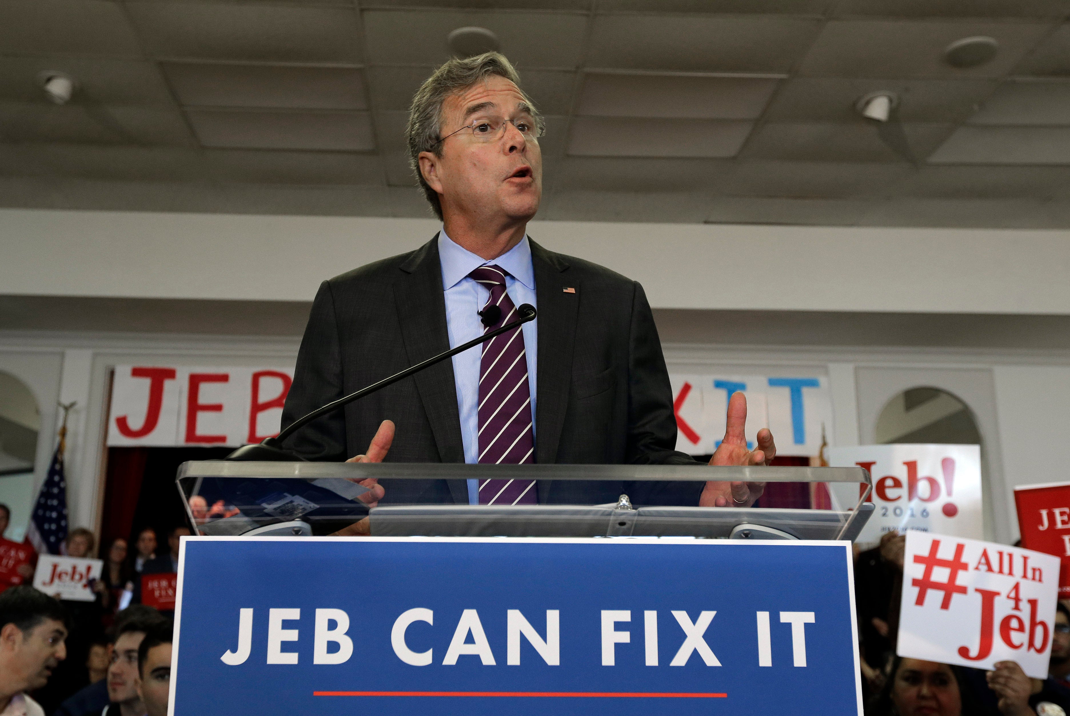 Election 2016: Bush rolls out new "Jeb can fix it" slogan - CBS News