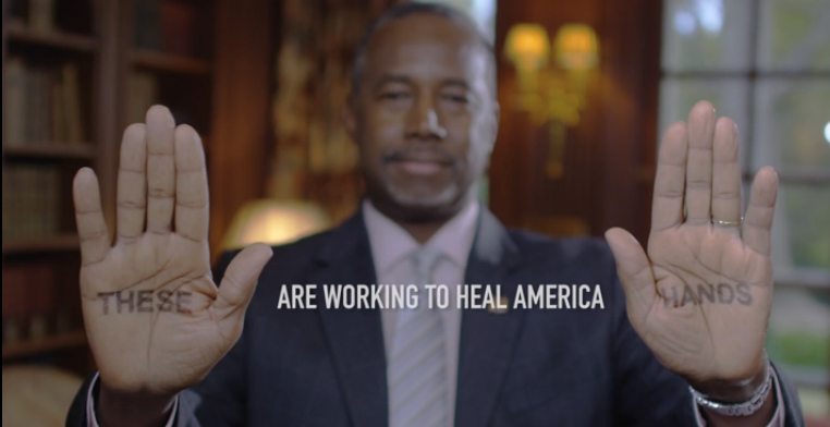 Ben Carson focuses on biography in new ad - CBS News