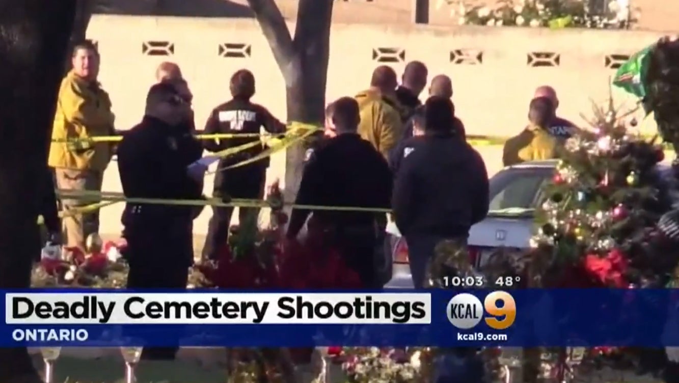 Cops: Couple visiting grave shot dead at Ontario, California cemetery ...