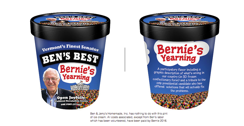 Ben & Jerry's founder makes flavor for Bernie Sanders - CBS News