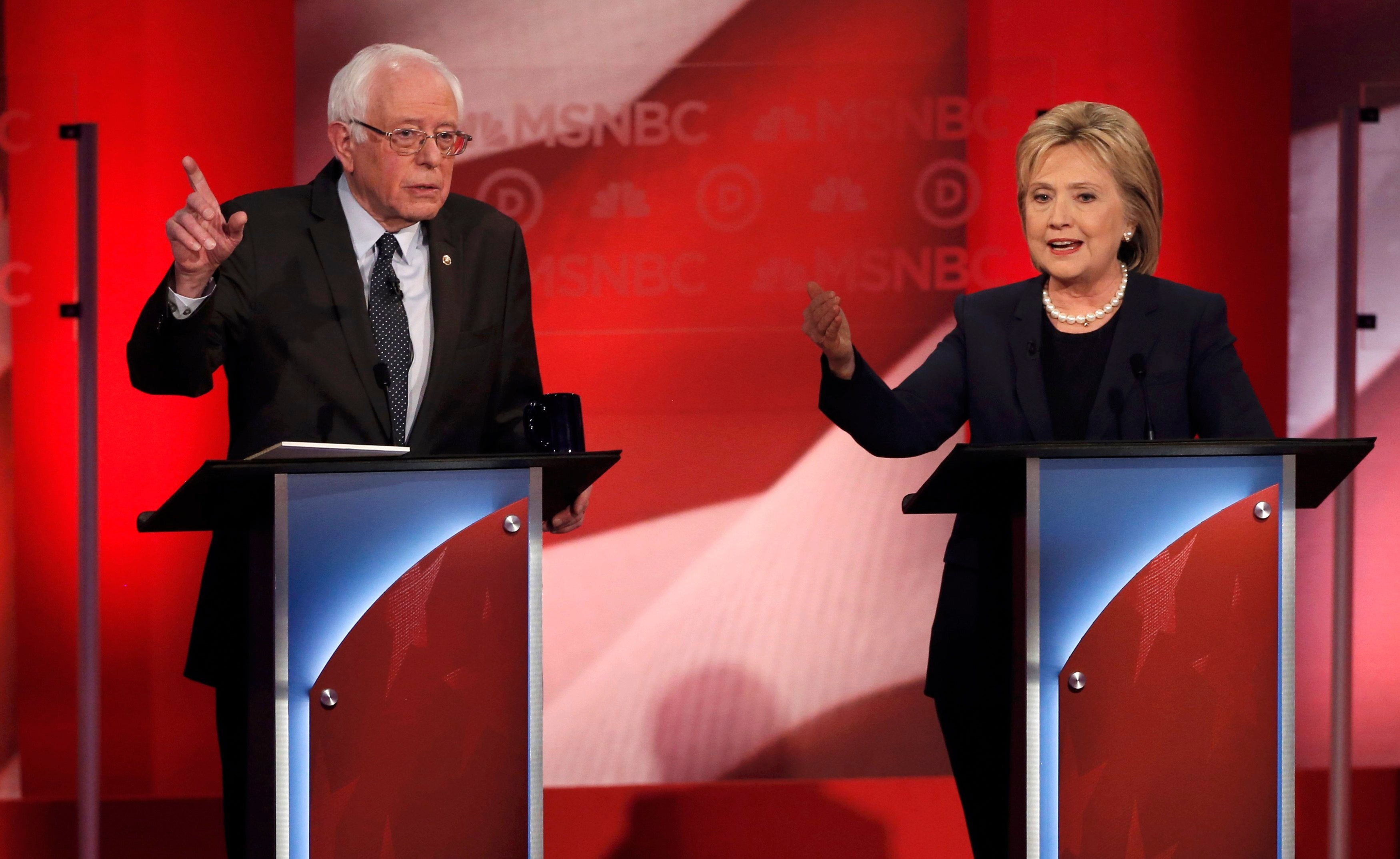Bernie Sanders, Hillary Clinton square off: Who can "walk the walk ...