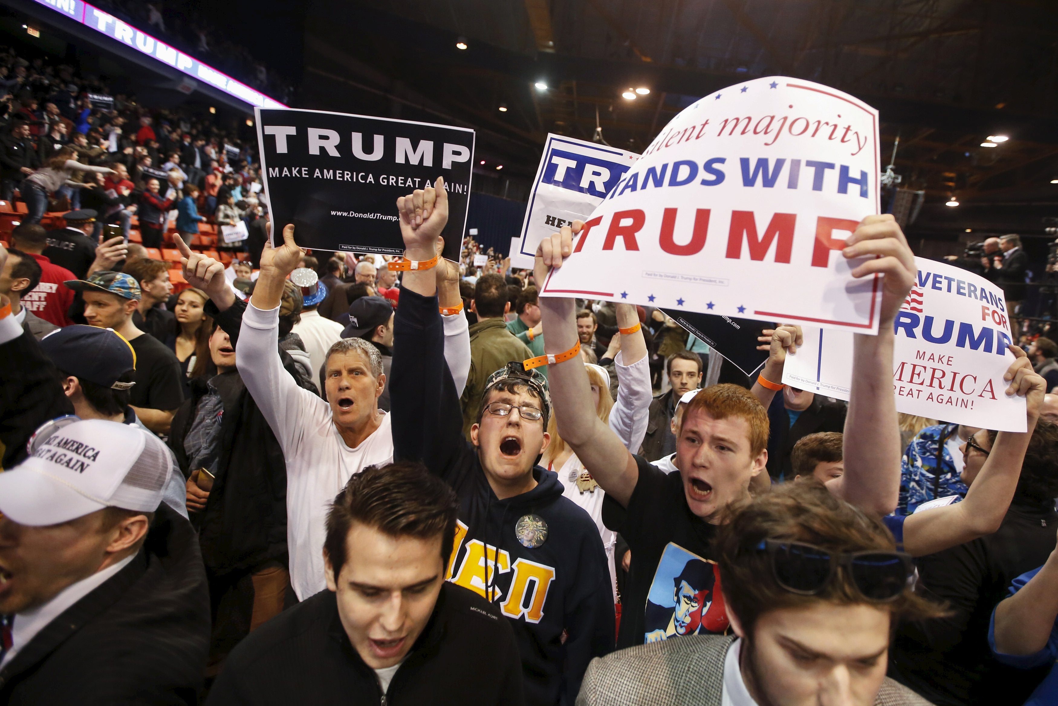 Trump supporters blame his opponents for rally chaos - CBS News