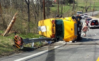 Baltimore school bus crash leaves students injured - CBS News