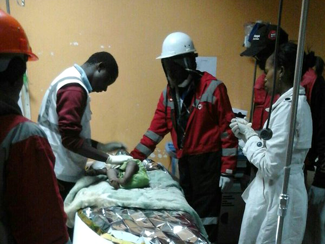 Baby girl rescued from Huruma Nairobi Kenya building collapse after ...