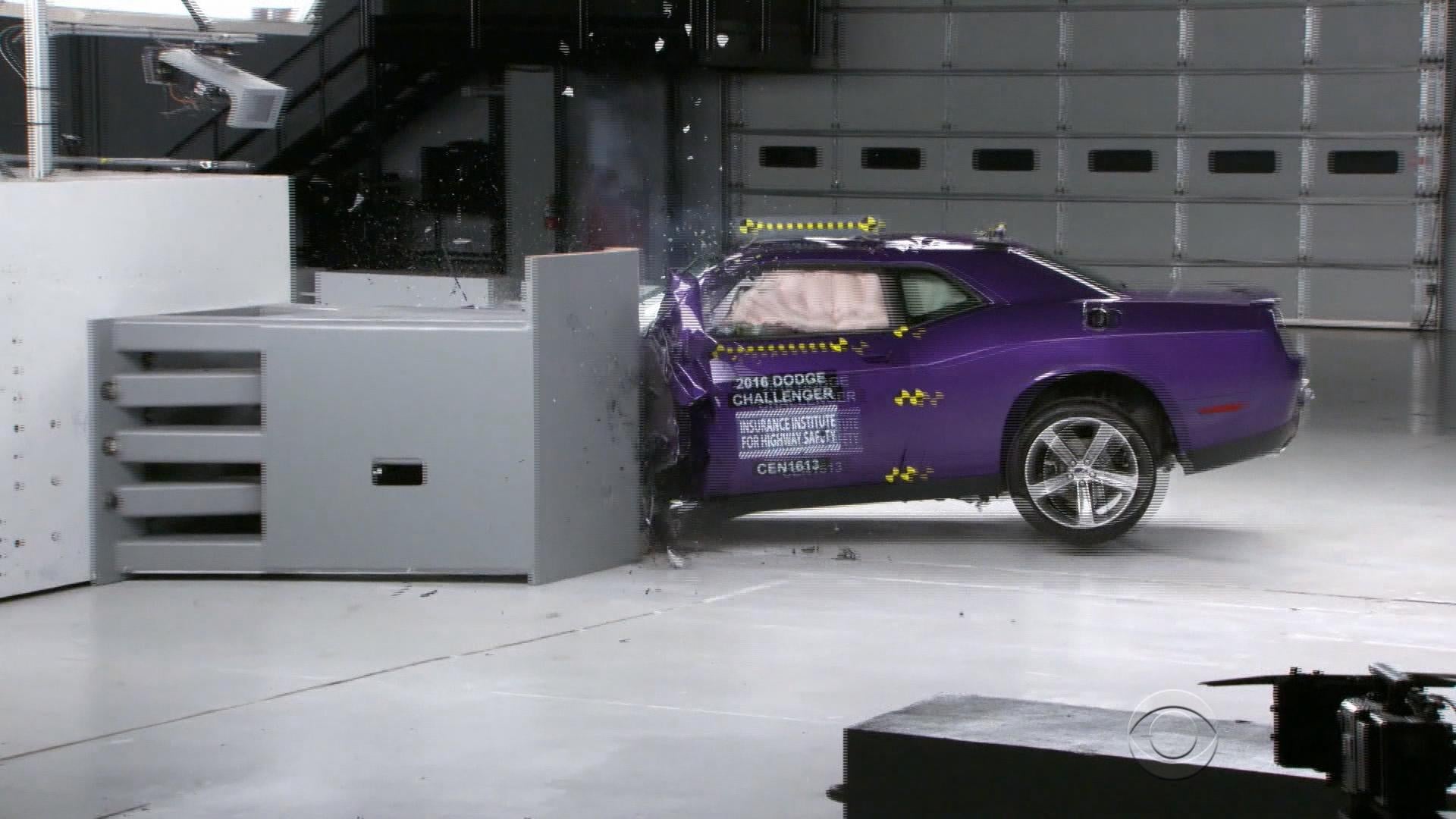 New crash tests used to rank "muscle cars" - CBS News
