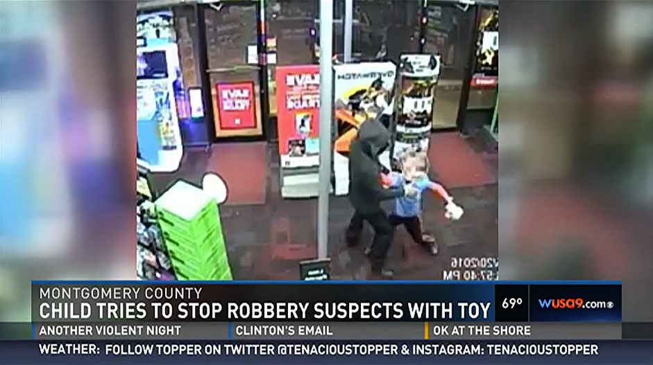 CAUGHT ON VIDEO: Boy fights back against armed robbery by hitting ...