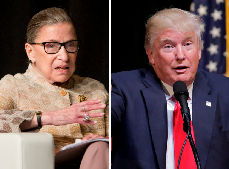 Donald Trump calls on Ruth Bader Ginsburg to resign - CBS News