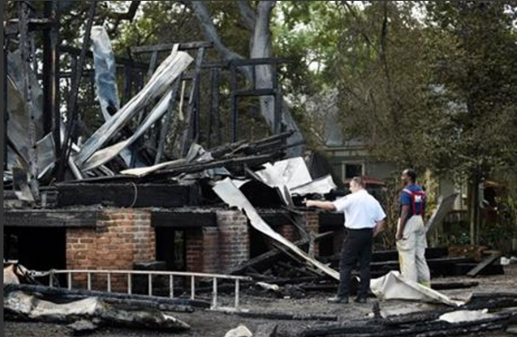 Arson destroys Civil War-era governor's mansion in Louisiana - CBS News