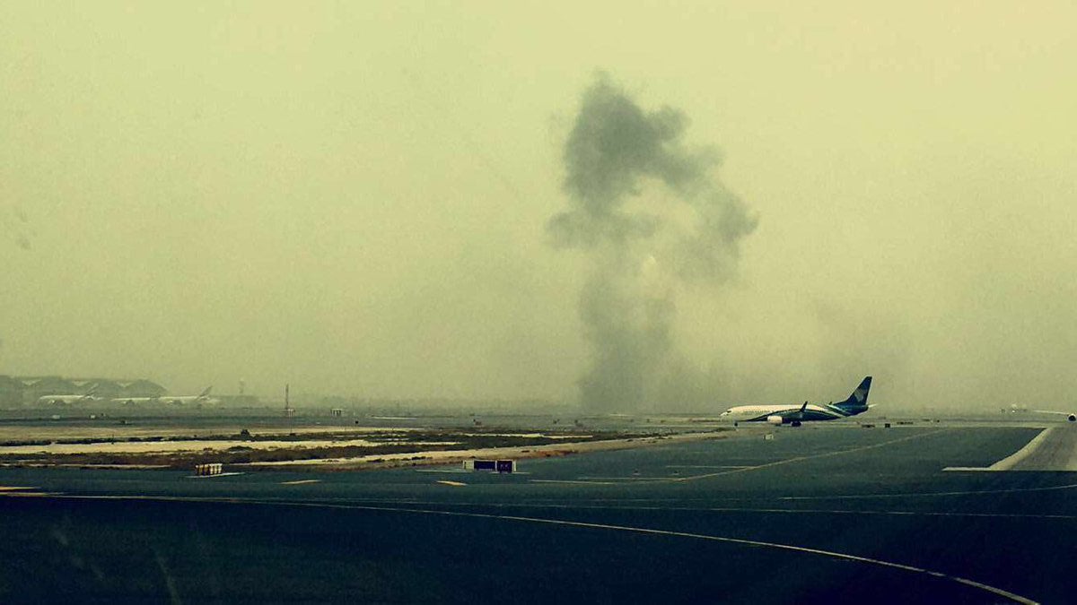 Jetliner bursts into flames on runway after crash-landing - CBS News