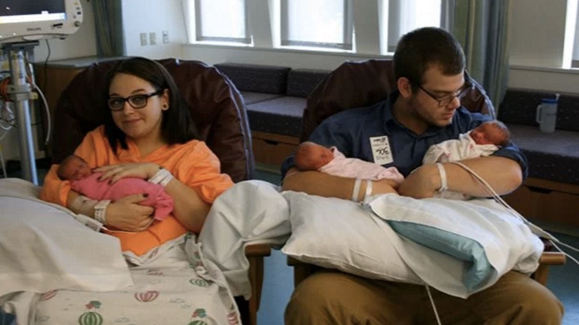 Identical triplet girls born to Oregon couple in rare event - CBS News