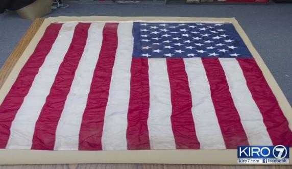 Lost iconic 9/11 flag believed to have been found in Washington state ...