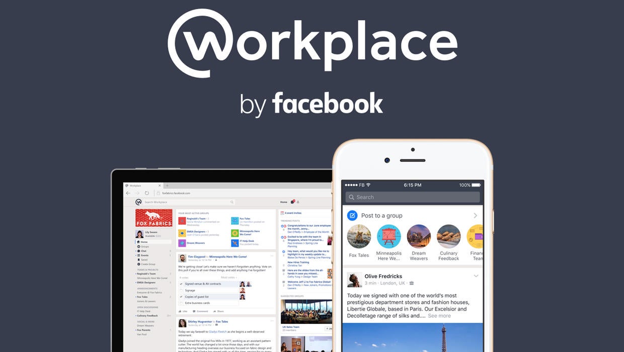 Facebook unveils Workplace social network for companies - CBS News