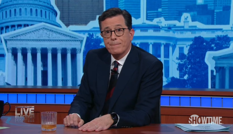 Stephen Colbert’s poignant sign-off to the 2016 presidential election ...