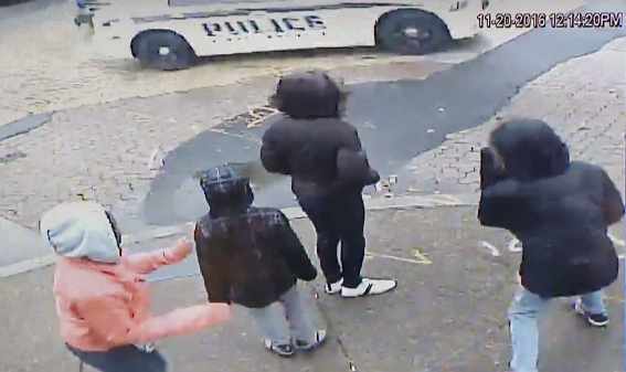 Caught on camera: Police car narrowly misses kids after chase ends in ...