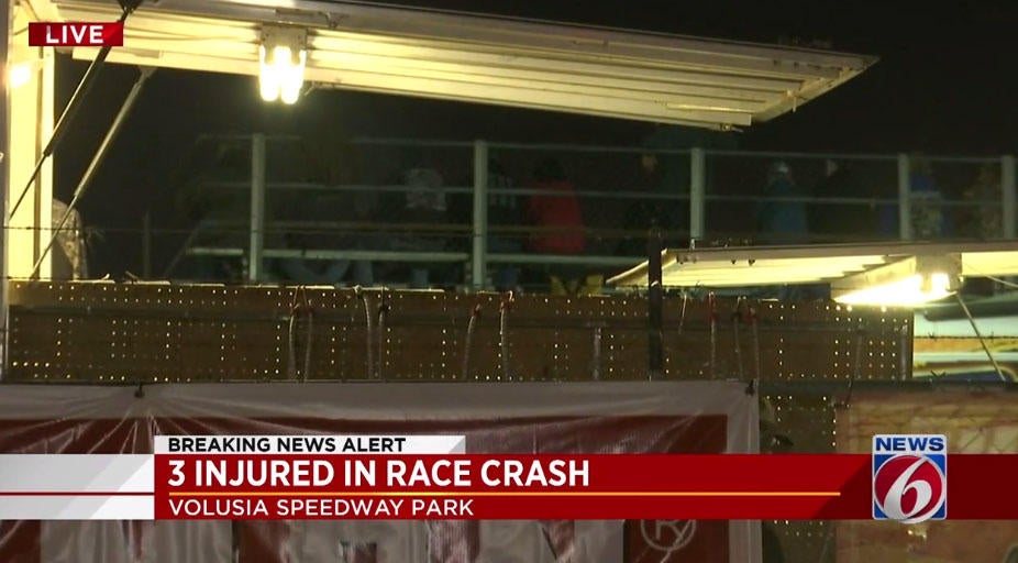 3 spectators hurt when racecar slams through fence at DirtCar Nationals ...