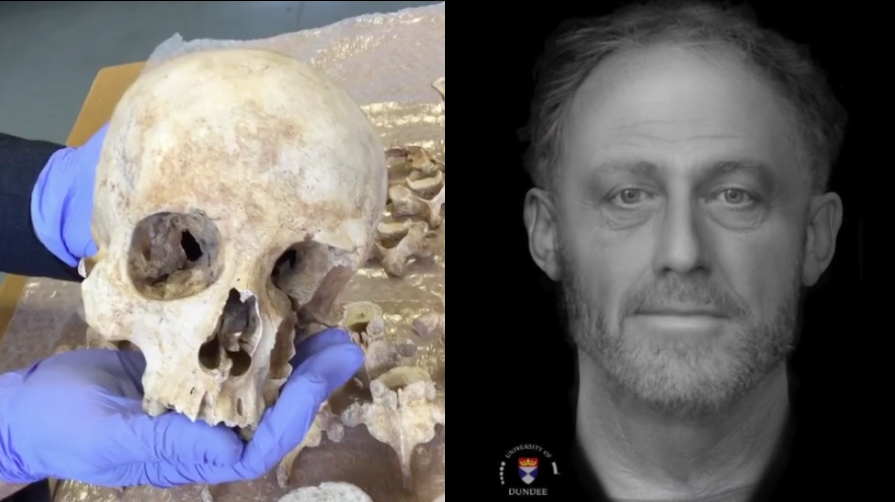 Archaeologists reconstruct face of medieval man - CBS News