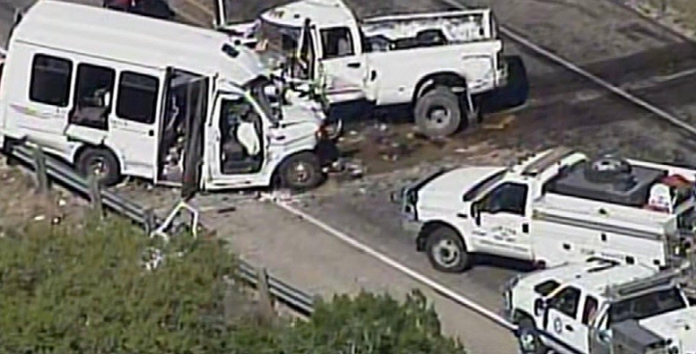 Callers reported a swerving pickup before deadly Texas church bus crash ...