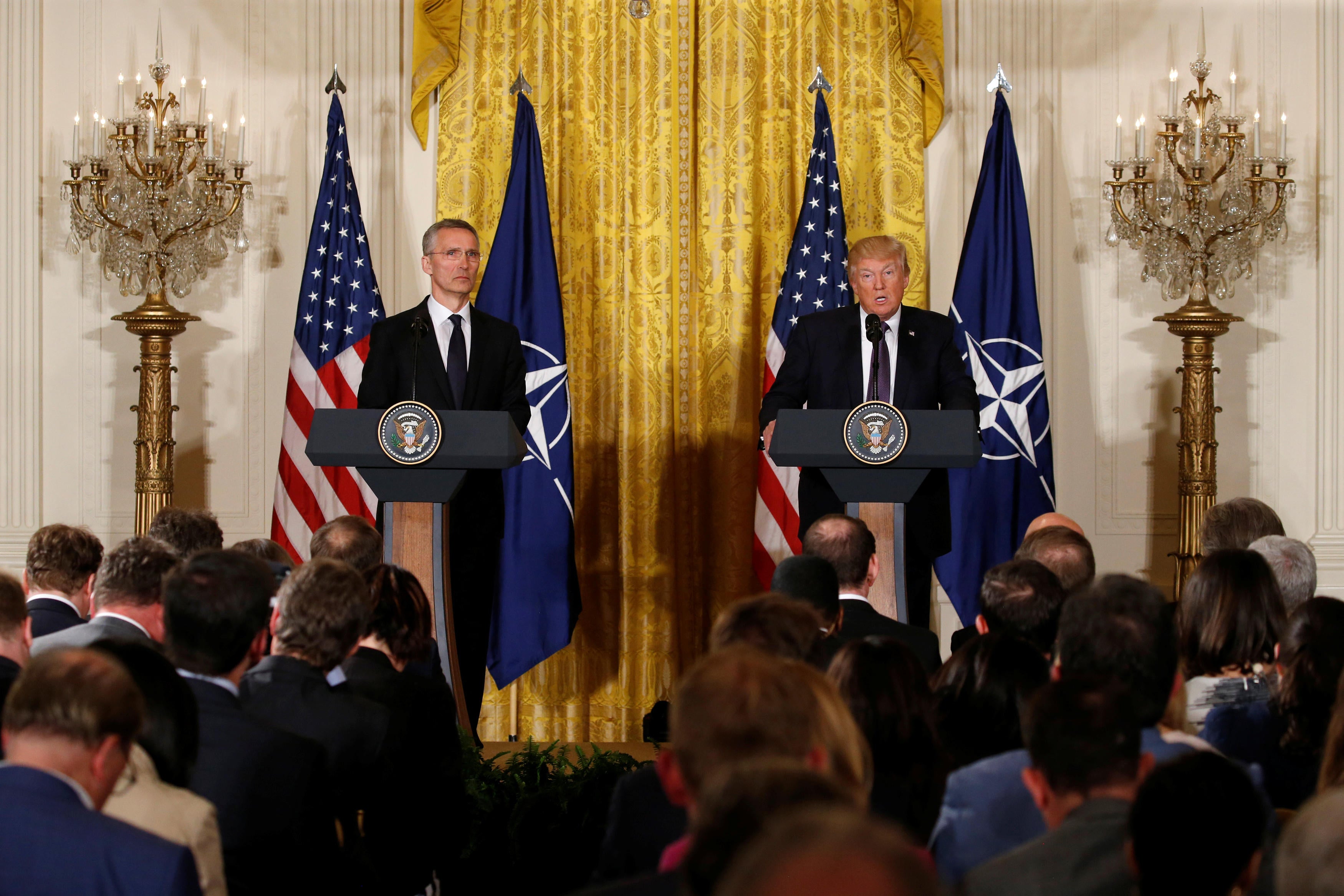 Nato Is No Longer Obsolete President Trump Declares Cbs News