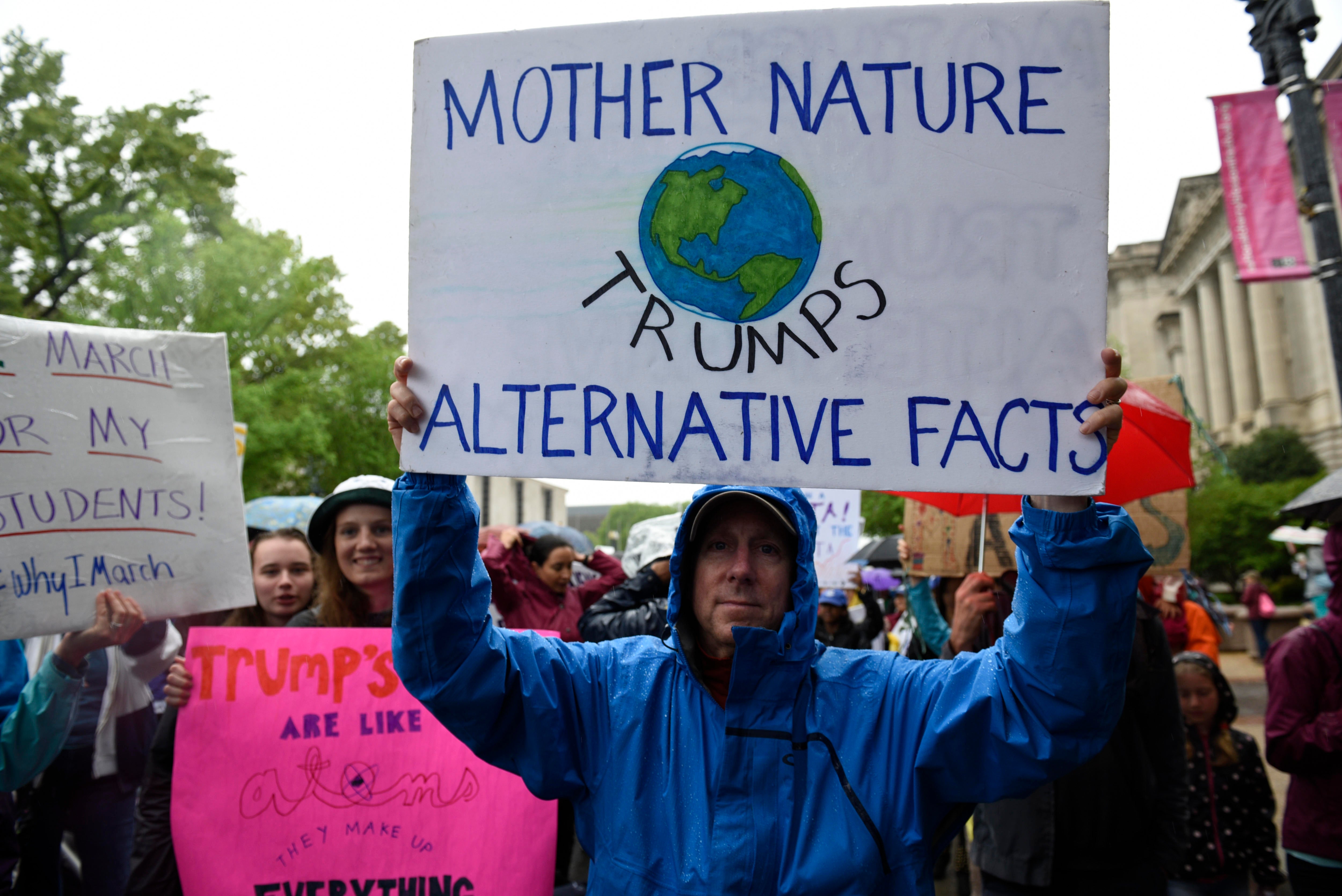 March for Science global rally takes aim at Trump, environmental cuts ...