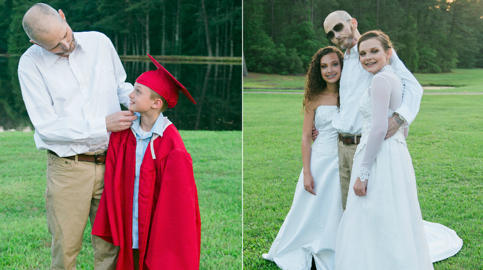 Cancer-stricken dad marks future milestones with kids while he still ...
