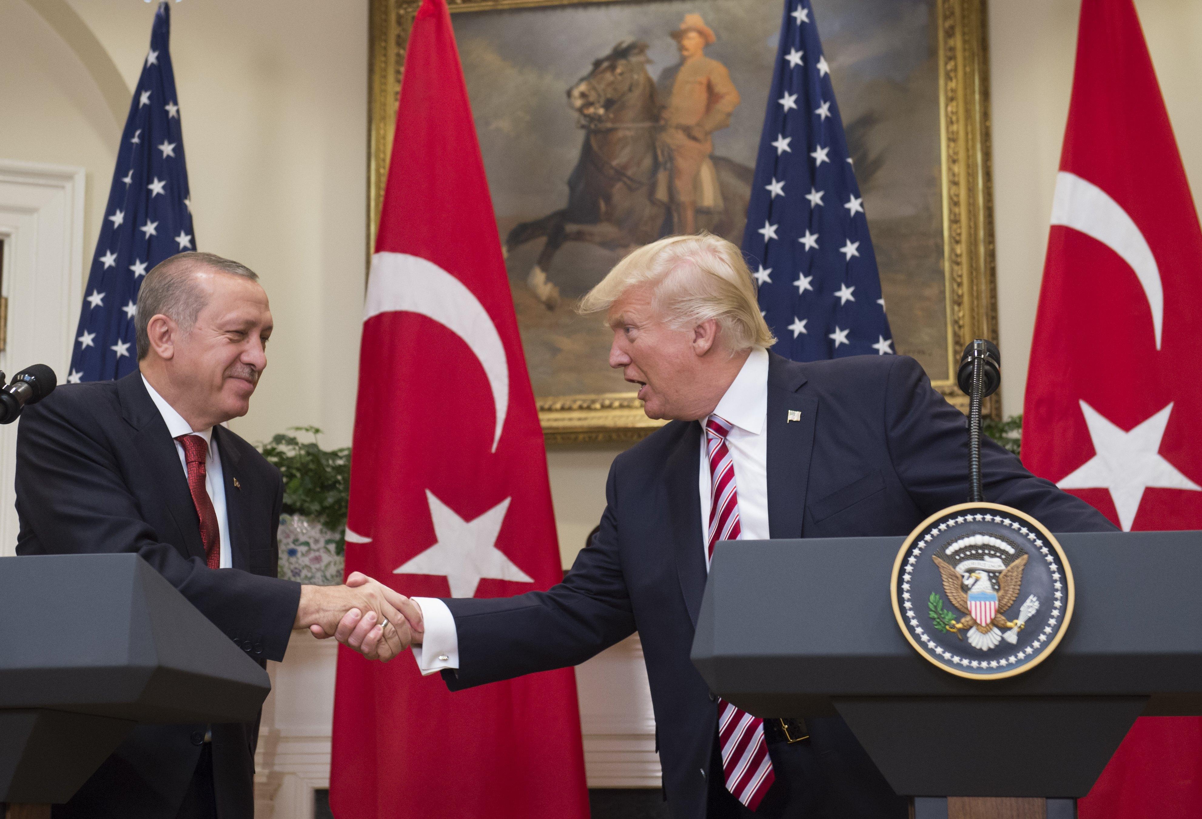 Trump, Erdogan reaffirm commitment to combating terrorism - CBS News