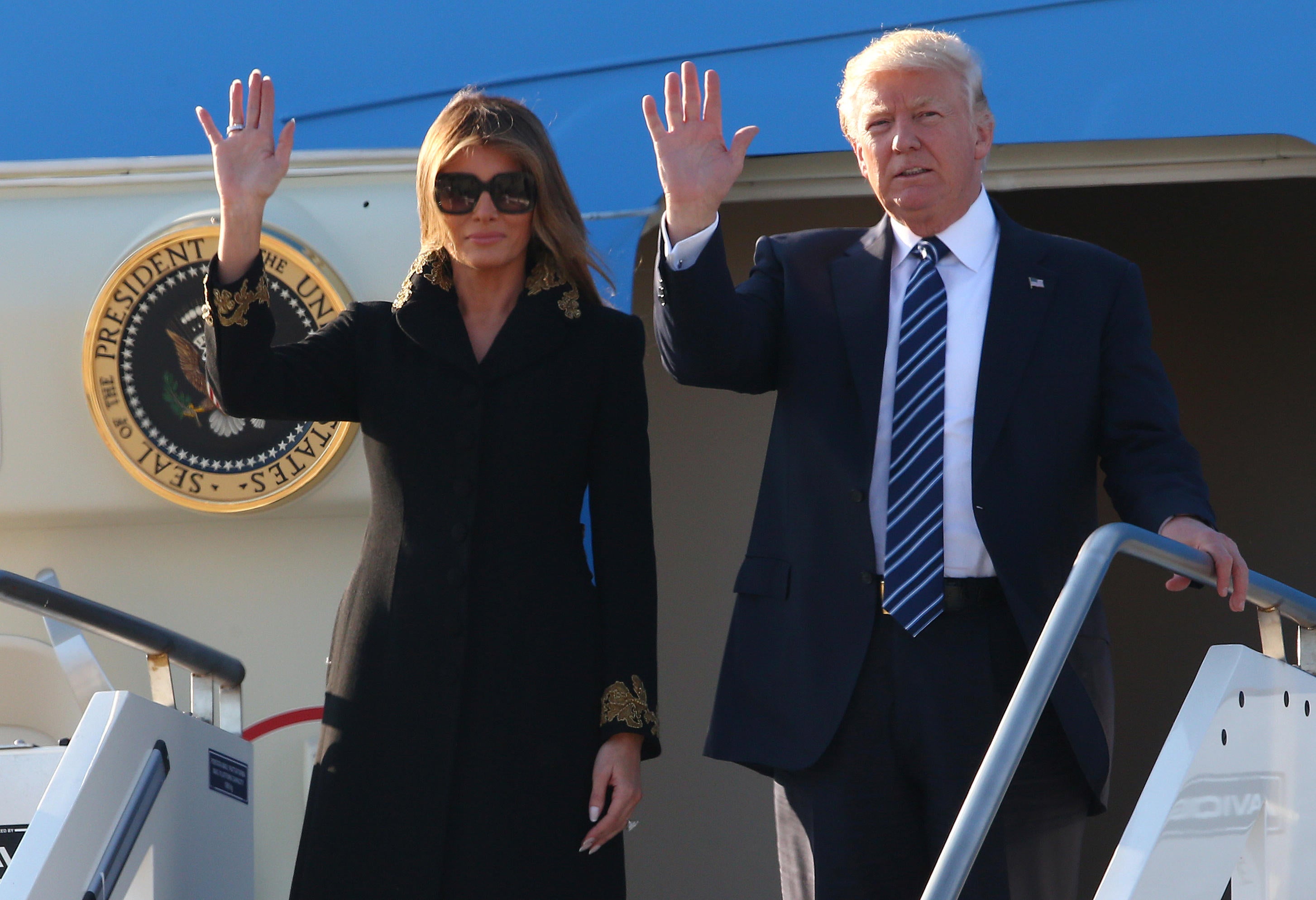 Trump arrives in Rome - CBS News