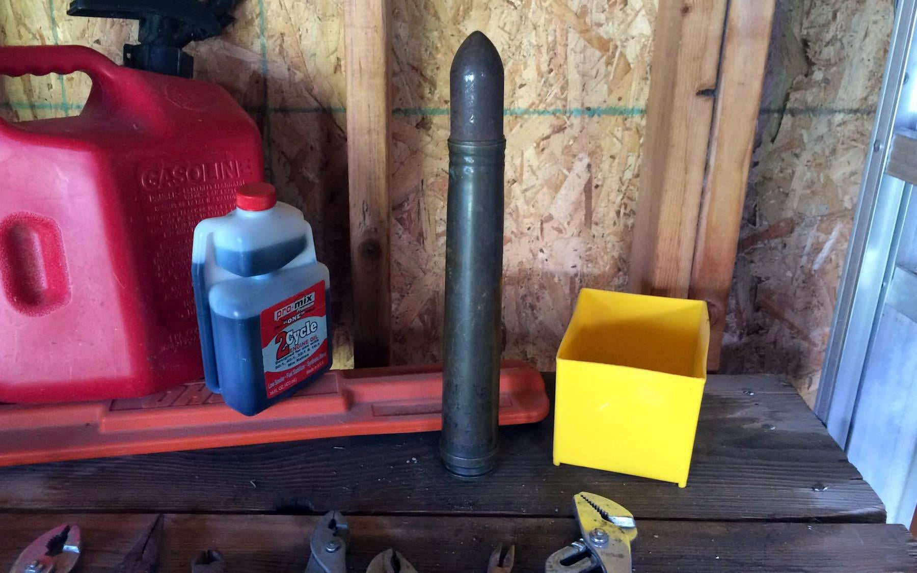 Woman discovers 1938 Nazi explosive in her parents' shed - CBS News