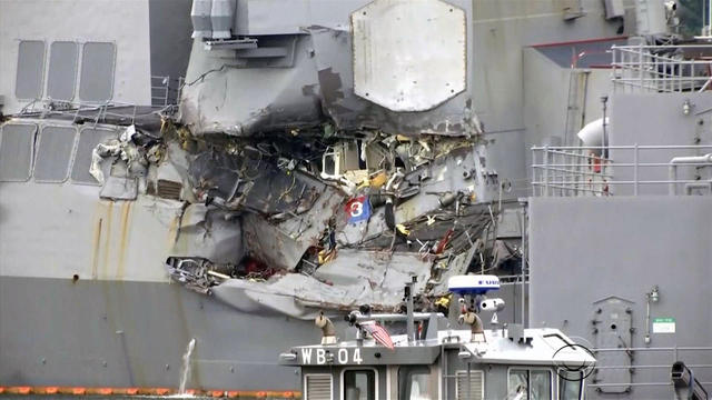 U.S. Navy identifies 7 sailors who died in destroyer collision - CBS News