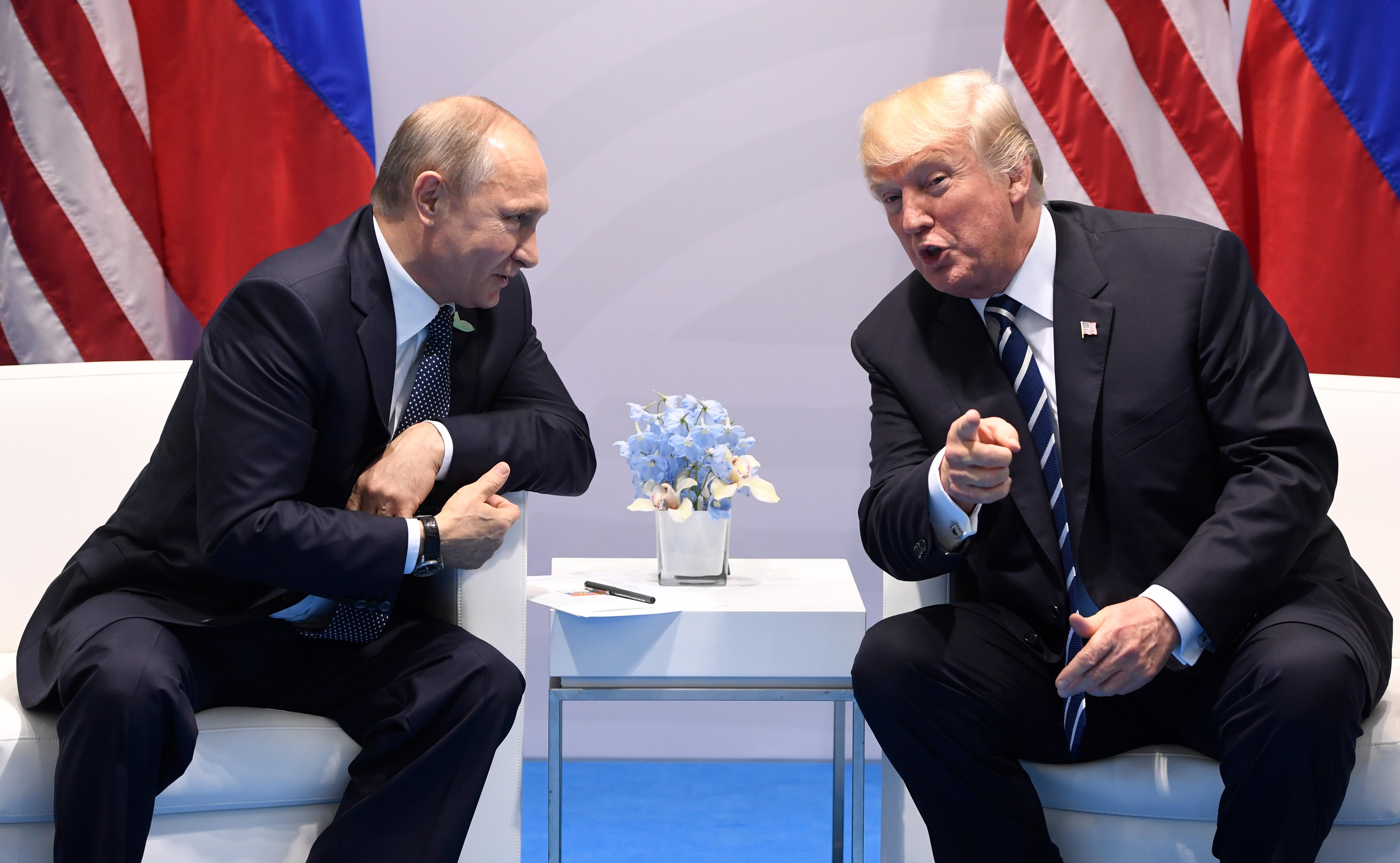 Donald Trump meeting Vladimir Putin under pressure to talk Russia ...