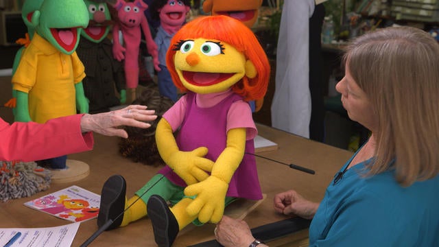 How "Sesame Street" created Julia, the new Muppet with autism - CBS News
